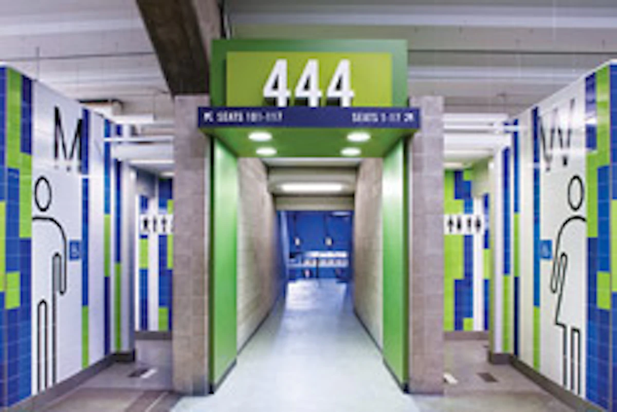 Arena Renovation Dresses Up Restrooms | Athletic Business