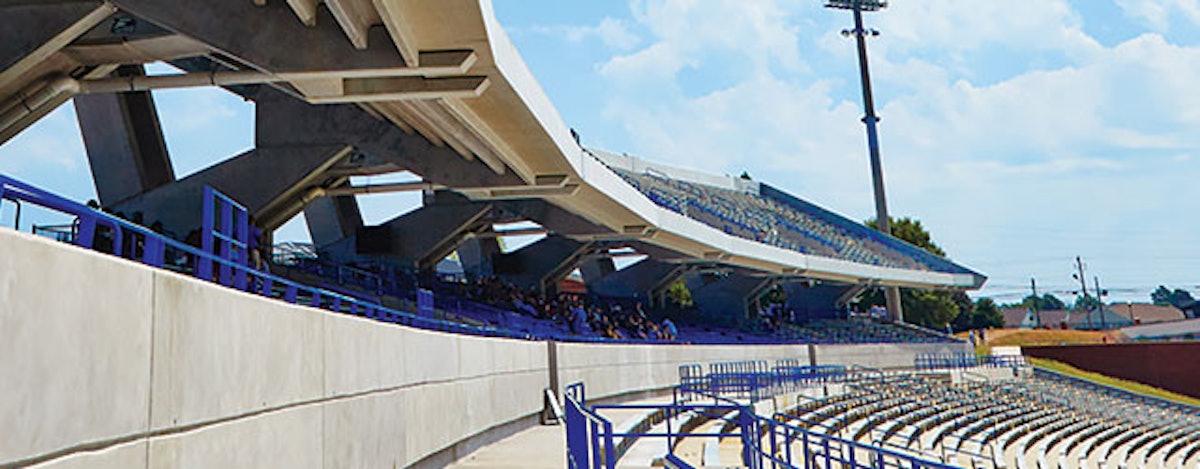 Precast Design Does More Than Support Stadium Seating Deck | Athletic ...