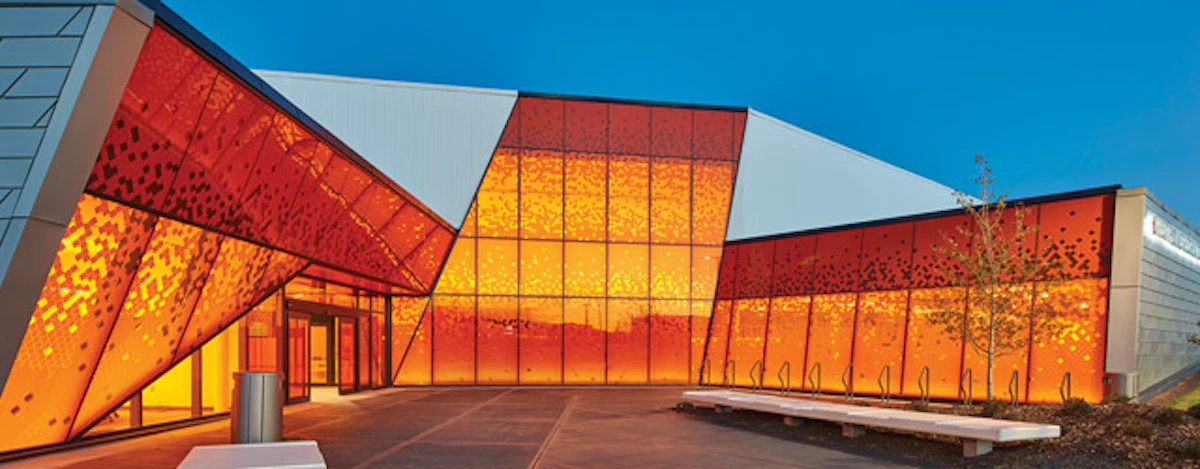 Great Plains Rec Facility Features Glowing Entrance | Athletic Business
