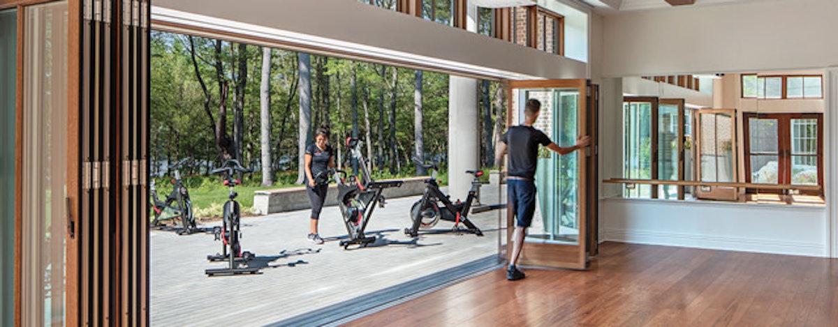 Wellness Center Wall Features 24-Foot-Wide Door | Athletic Business