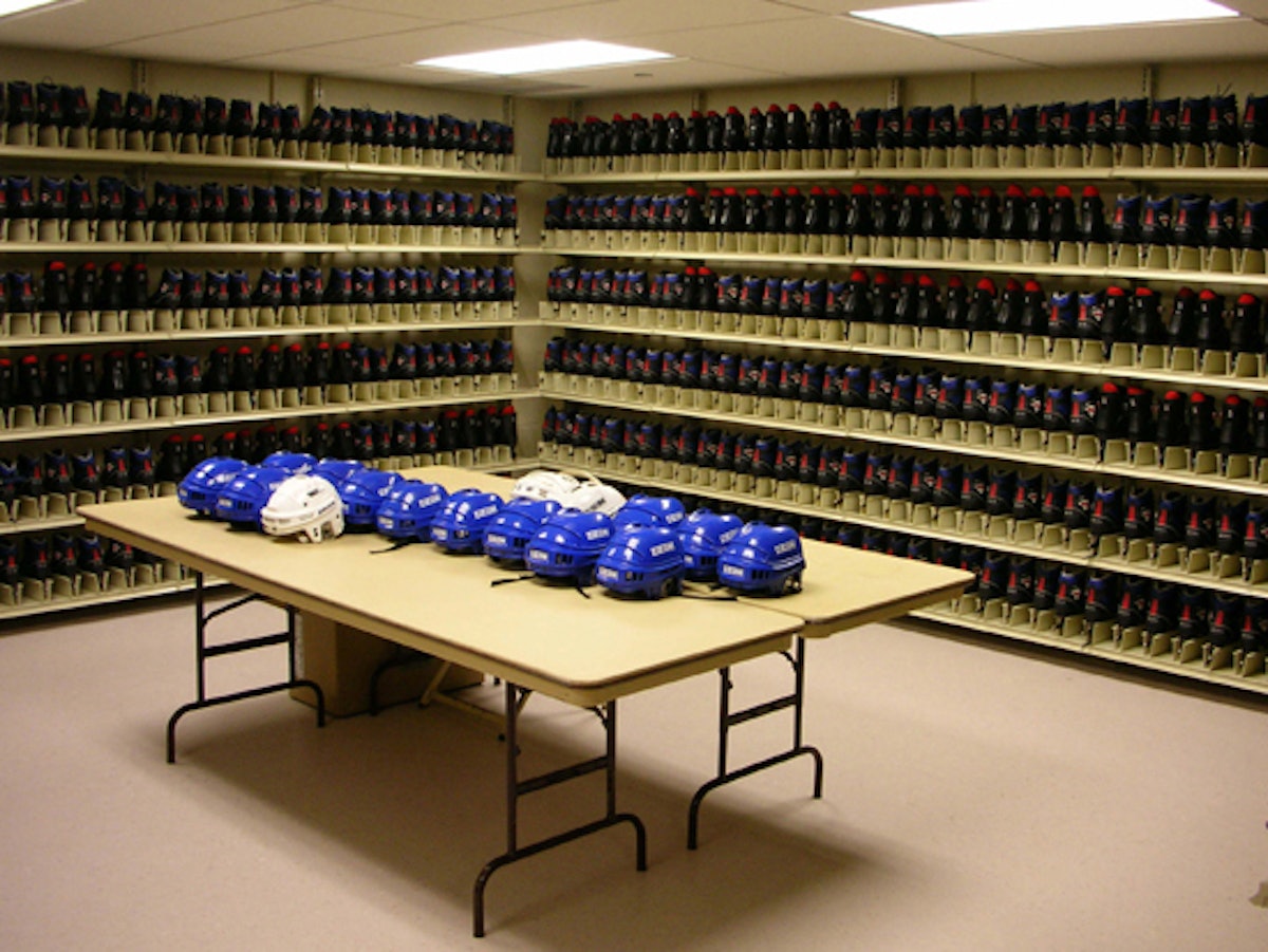 Modular Skate Rack System From: Athletica Sport Systems, Inc ...