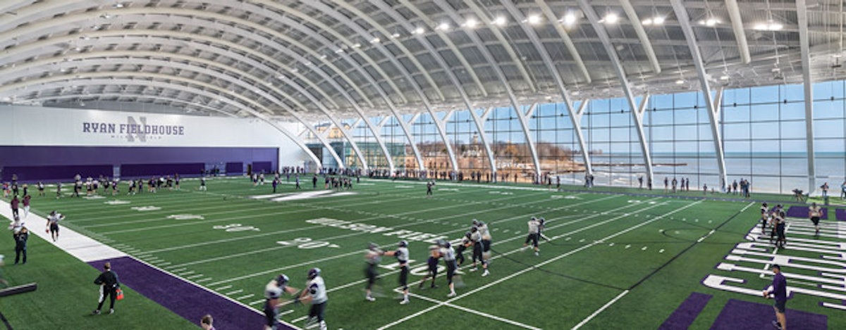 Fieldhouse Curtain Wall Captures Extraordinary Views | Athletic Business
