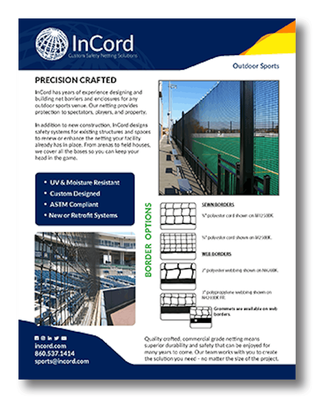 InCord Custom Safety Netting Solutions - Outdoor Sports | Athletic Business