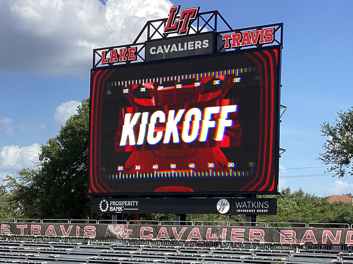Lake Travis High School’s New Video Scoreboard Delivers Pro Atmosphere ...
