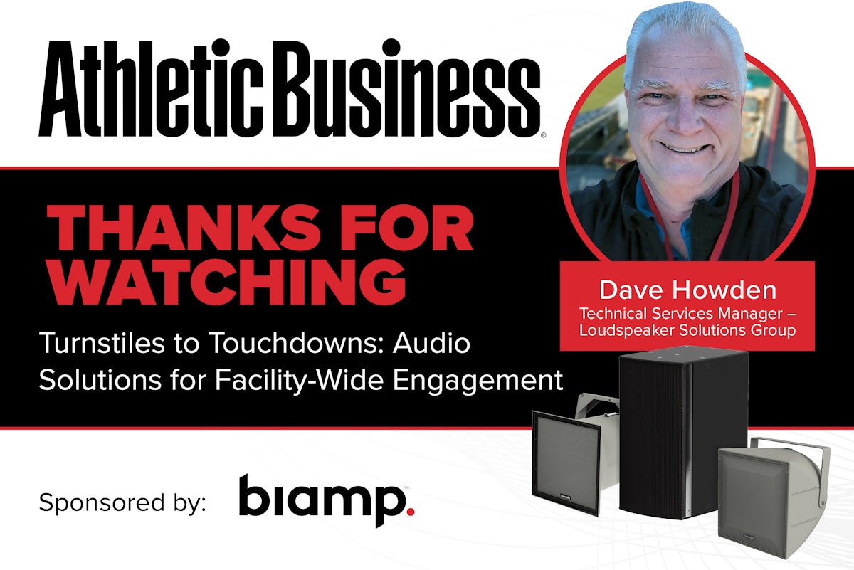 Turnstiles to Touchdowns: Audio Solutions for Facility-Wide Engagement | Athletic Business