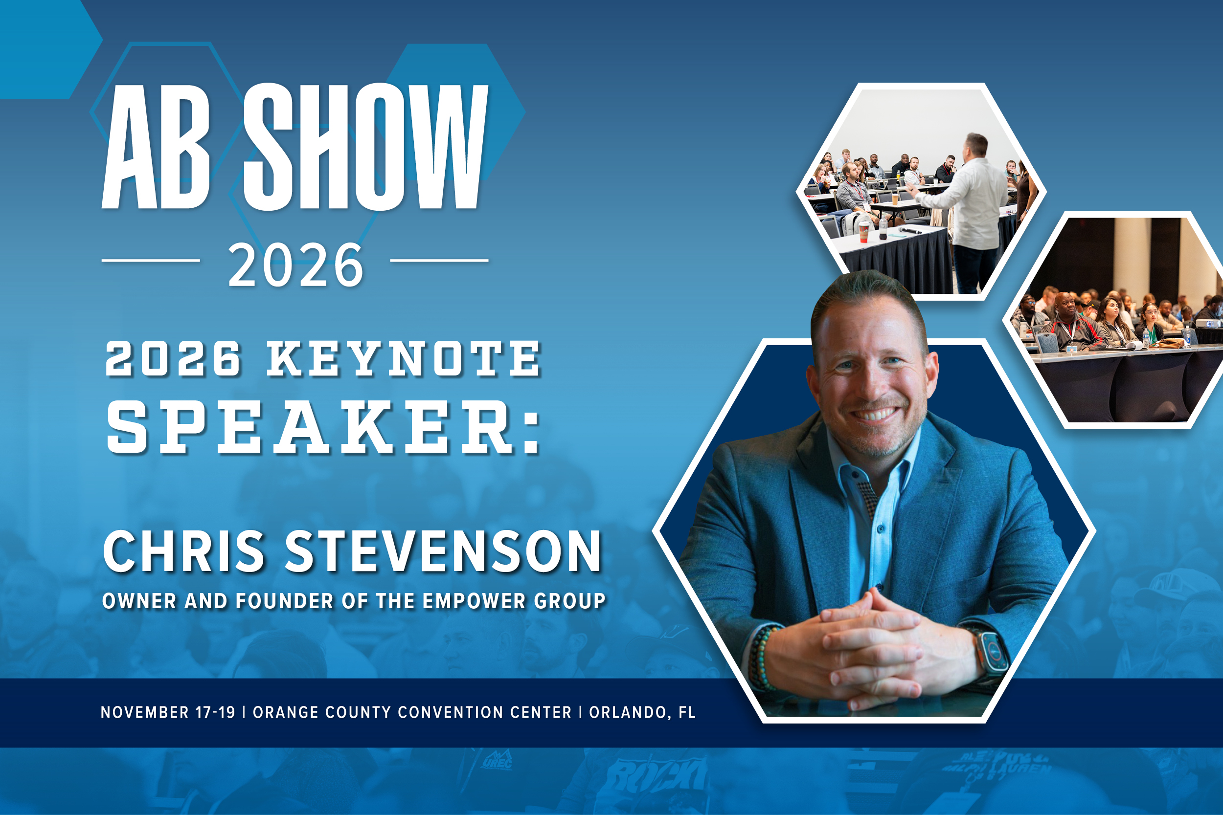 Longtime Ally Chris Stevenson to Keynote AB Show 2026 | Athletic Business